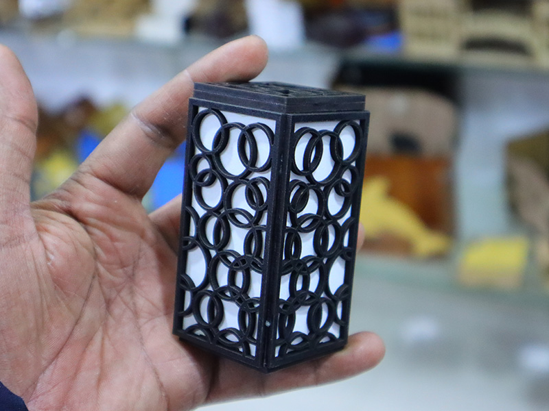 Laser Cut Small Perfume Wooden Gift Box Design | Vectors File