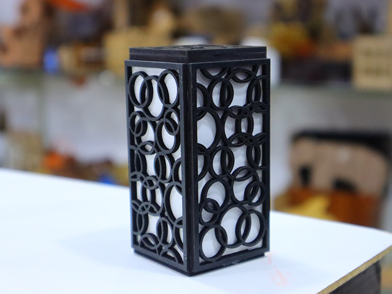 Laser Cut Small Perfume Wooden Gift Box Design | Vectors File