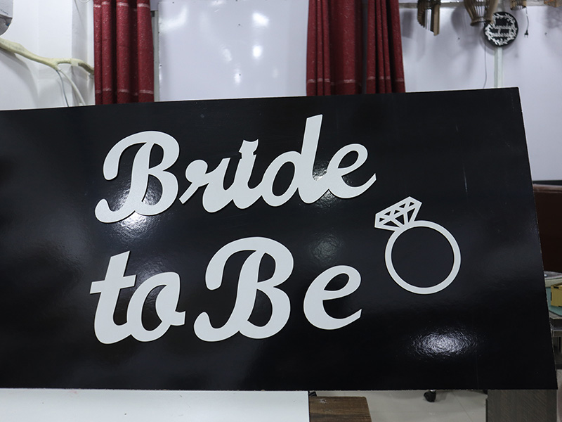 Bride to Be Laser Cut Sign Wedding and Bridal Decor | Vectors File