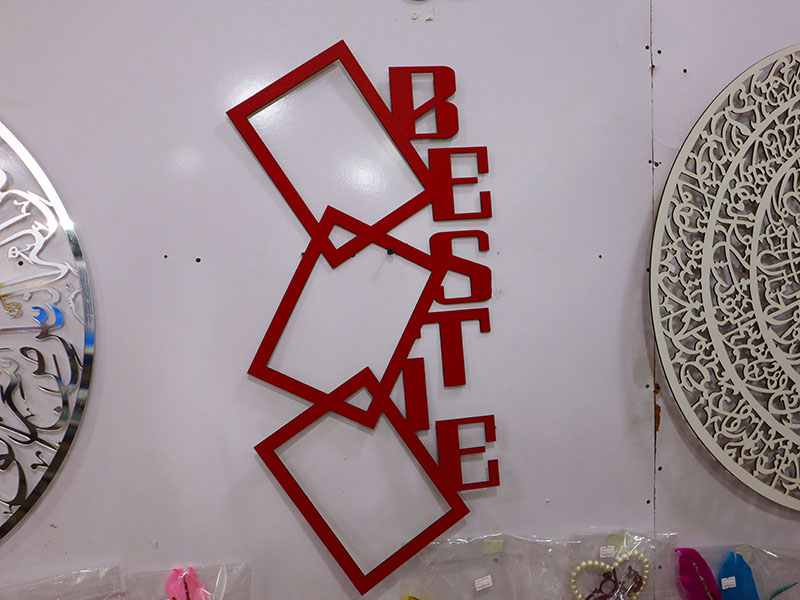 Laser Cut Bestie Photo Frame Design for Wall Decor | Vectors File