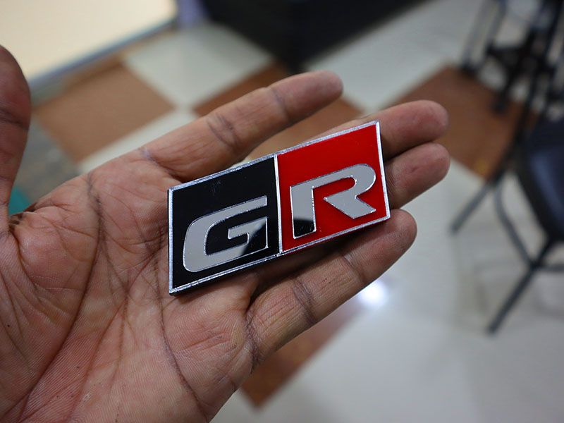 Laser Cut Acrylic Toyota Gazoo Racing 3D Emblem | Vectors File