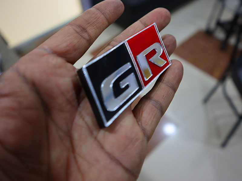 Laser Cut Acrylic Toyota Gazoo Racing 3D Emblem | Vectors File