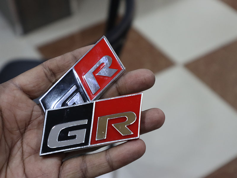 Laser Cut Acrylic Toyota Gazoo Racing 3D Emblem | Vectors File