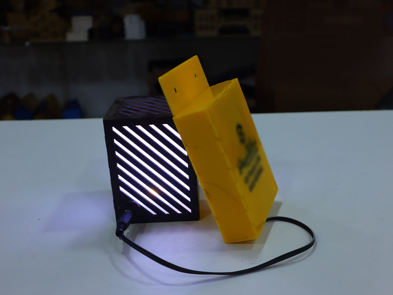 Acrylic Router UPS Box with 12V DC Output Custom Laser Cut Design ...