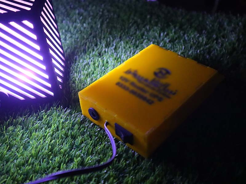 Acrylic Router UPS Box with 12V DC Output Custom Laser Cut Design ...
