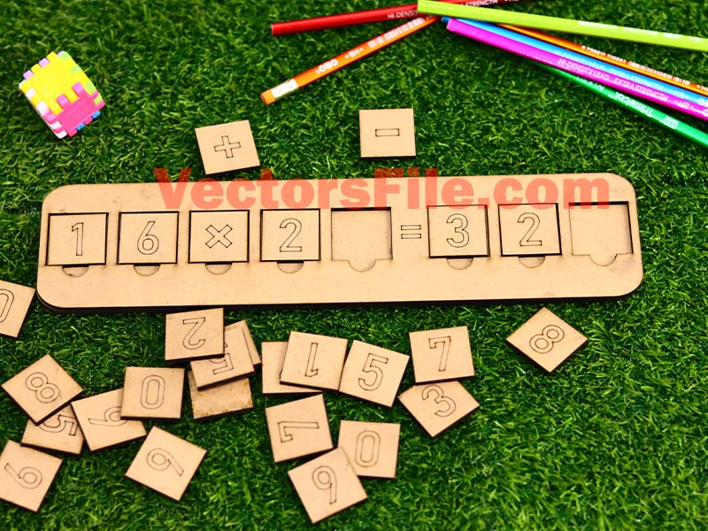 Laser Cut Kids Puzzle Boards Bundle Montessori Learning Tracing Boards ...