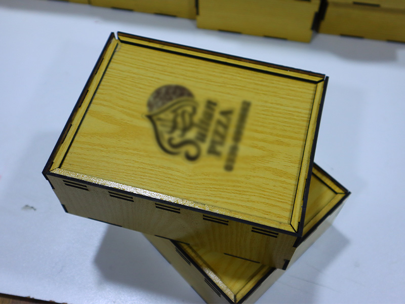 Laser Cut Sliding Lid Gift Box Wooden Perfume Box Design | Vectors File