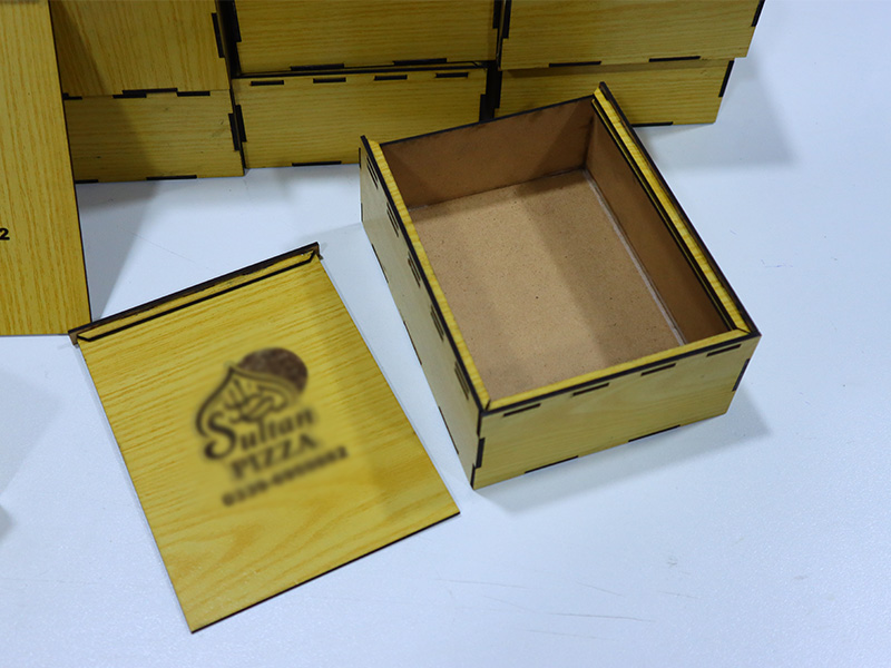 Laser Cut Sliding Lid Gift Box Wooden Perfume Box Design | Vectors File