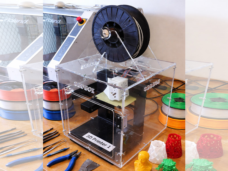 Laser Cut Acrylic Enclosure 3D Printer Display Transparent Case with ...