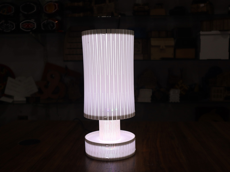Laser Cut Acrylic Table Lamp Acrylic Illusion Night Light Modern LED ...