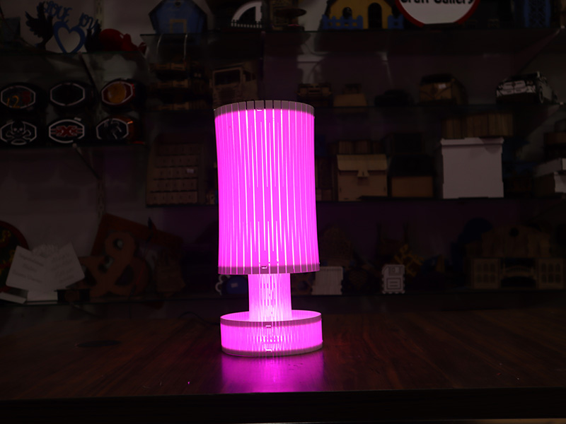 Laser Cut Acrylic Table Lamp Acrylic Illusion Night Light Modern LED ...