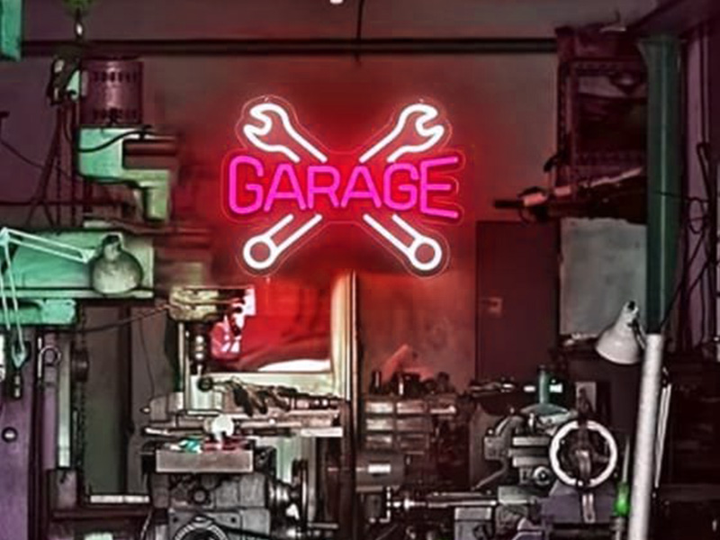 Laser Cut Neon Sign Car Store Garage Led Sign for Wall Decor | Vectors File
