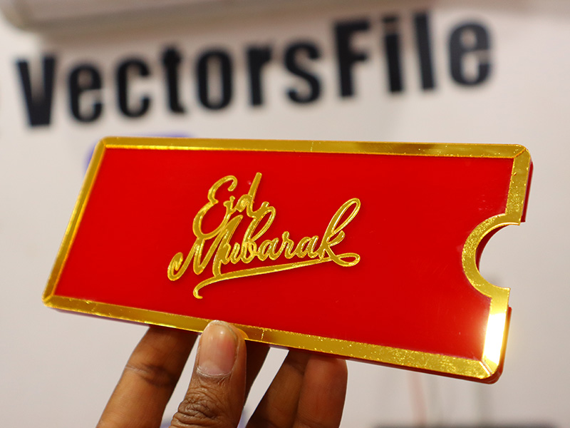 Laser Cut Acrylic Money Gift Holder Envelope for Eid Birthday and ...