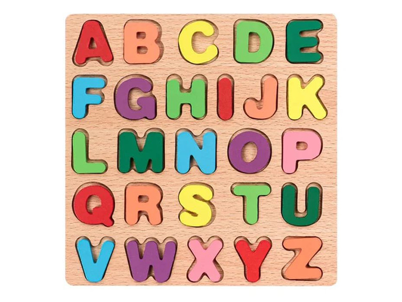 Laser Cut Alphabet Educational Puzzle Board for Kids | Vectors File