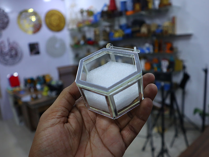 Laser Cut Acrylic Wedding and Engagement Ring Box Design | Vectors File