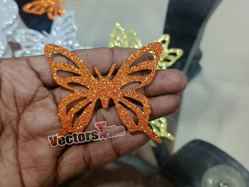 Laser Cut Butterfly Cutout Design | Vectors File